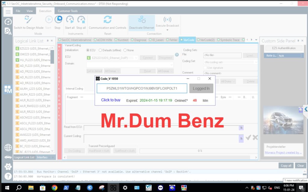 ZenZefi DTS Monaco 9.2 2023 Mercedes Licensing Coding Certificate - Mr ...